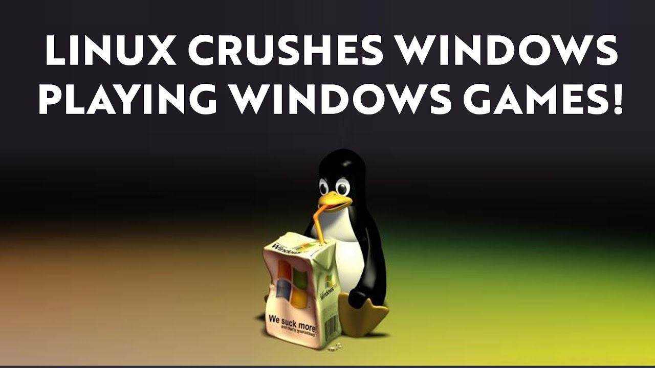 Linux Beats Windows in Gaming - Lugcast Clips - YouTube