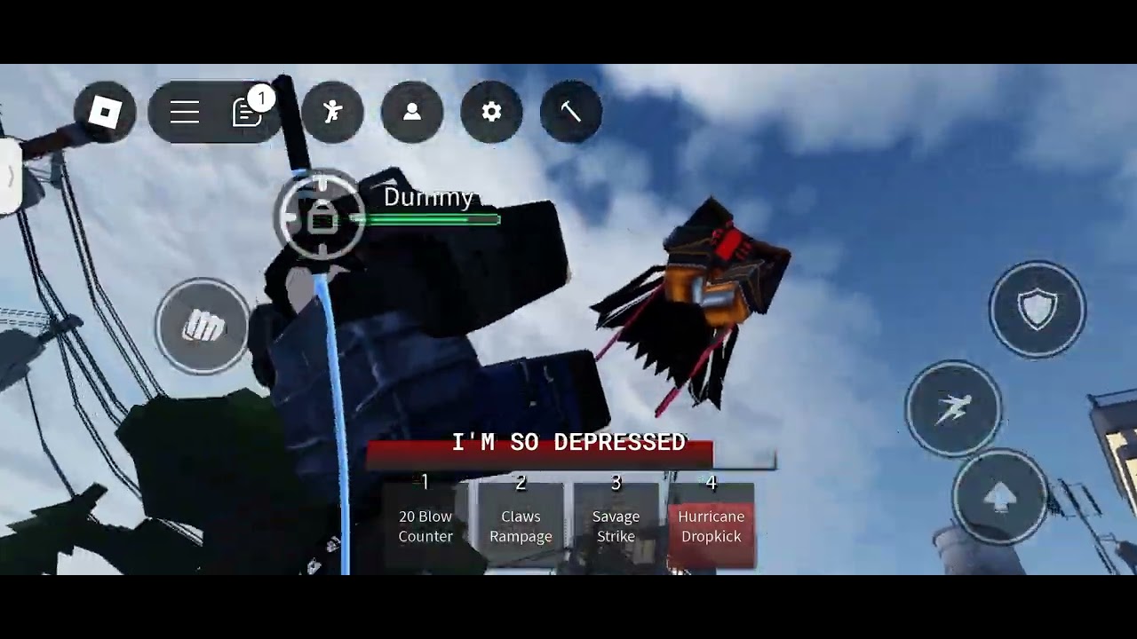 Fiction Battlegrounds Okarun Moveset, M1 anims, Ult Moves - YouTube