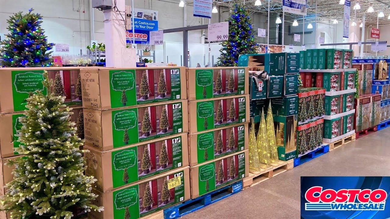 COSTCO CHRISTMAS DECORATIONS CHRISTMAS TREES ORNAMENTS DECOR SHOP WITH ...