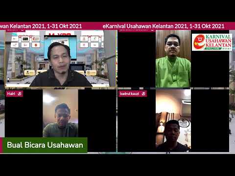 Bual Bicara Santai Usahawan Muda Sempena eKarnival Usahawan Kelantan 2021