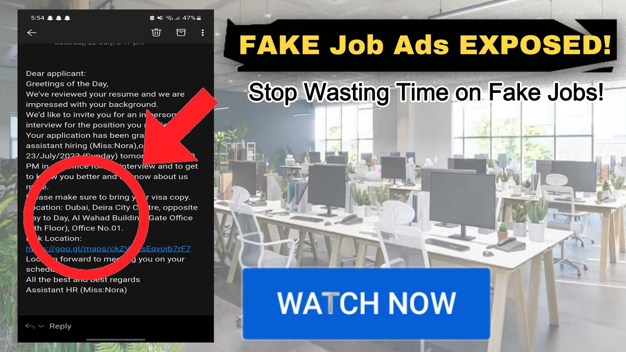 How to Spot Fake Job Postings (Scam Jobs) - YouTube