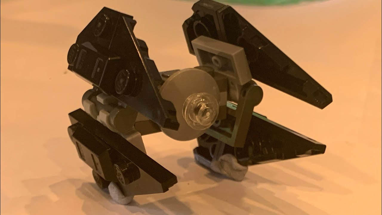 How to build a Mini Lego Star Wars Tie-Interceptor - YouTube