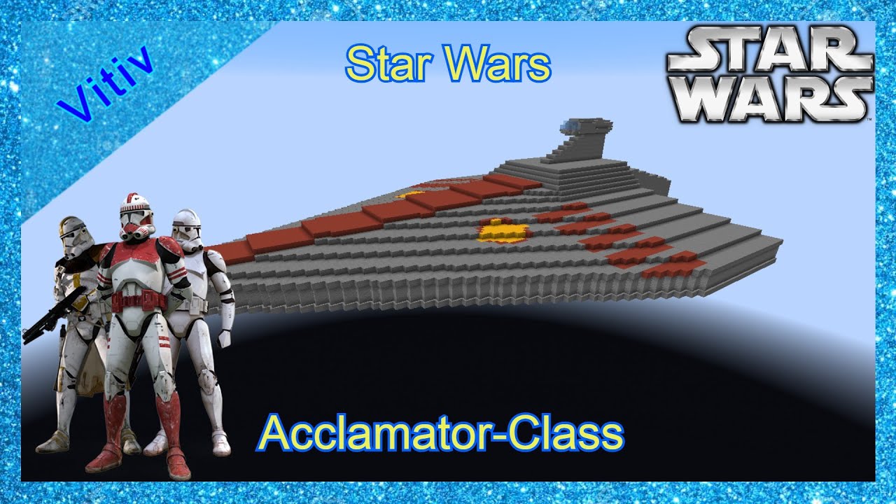 Star Wars 'Republic' Acclamator-Class Assault Ship in Minecraft ...