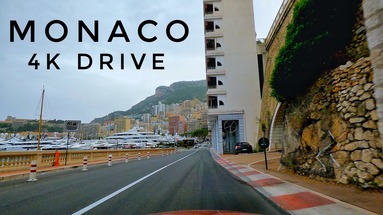 4K Monaco | Rush Hour Drive Around Monaco | French Riviera Road Trip ...