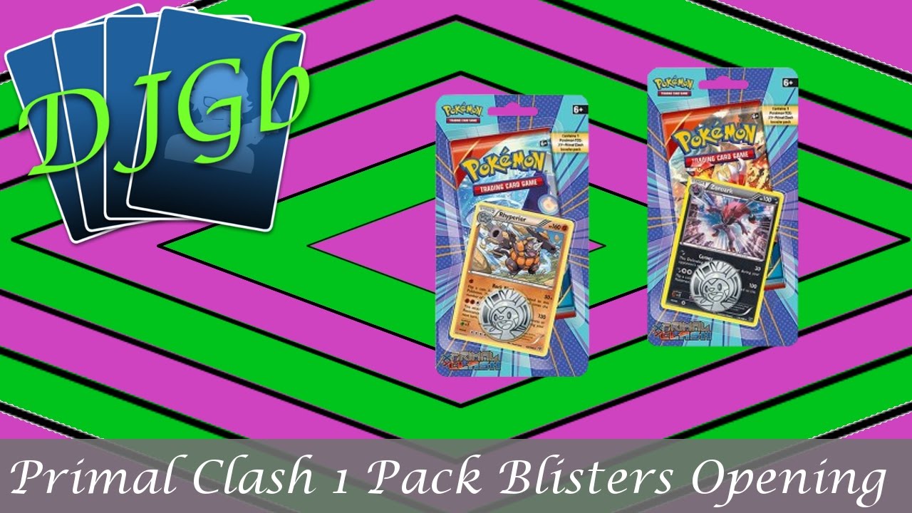 Primal Clash 1 Pack Blister Opening - Pokémon TCG! - YouTube