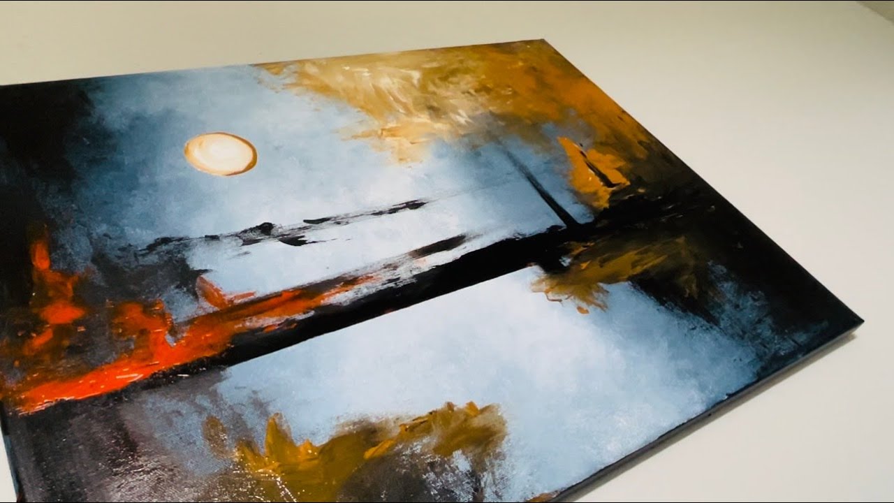 No Brush Abstract Painting. Release your creativity by using hands # ...