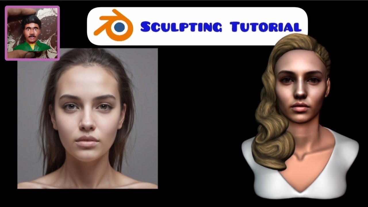 How to Sculpt Women Face using Blender? - YouTube