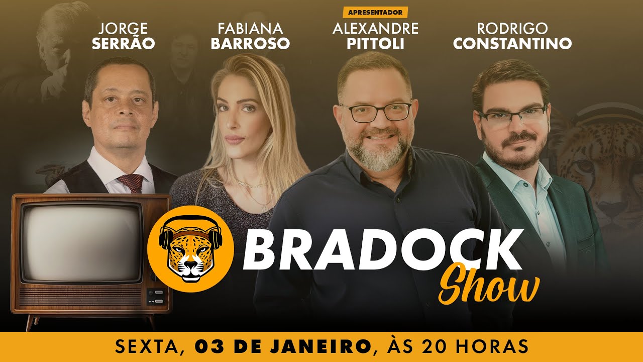 Bradock Show 03/01/25 - Alexandre Pittoli, Rodrigo Constantino, Fabiana ...