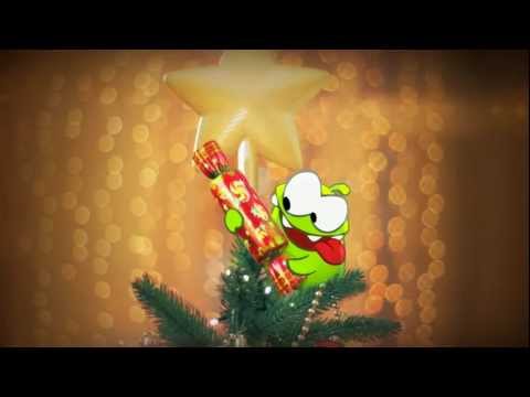 Holiday Greetings from Om Nom! (Cut the Rope)
