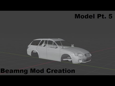 Making A Beamng Mod | Model Pt. 5 | More Bodywork | - YouTube
