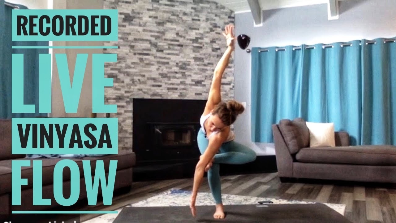 Recorded Live Vinyasa Flow 60 Minutes Youtube