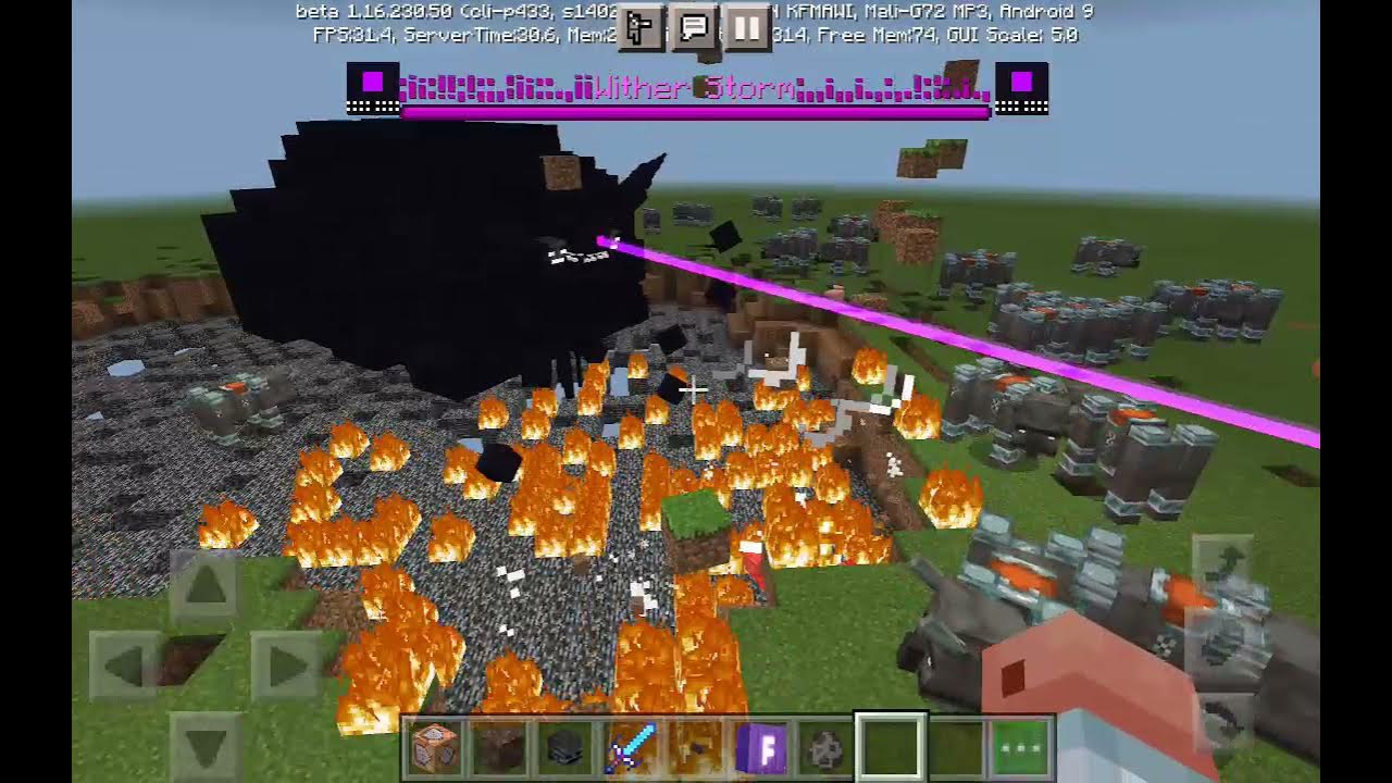 How To Make Wither Storm In Minecraft Pe Youtube