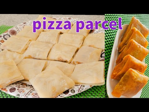 pizza parcel-chicken pizza parcel recipe - YouTube