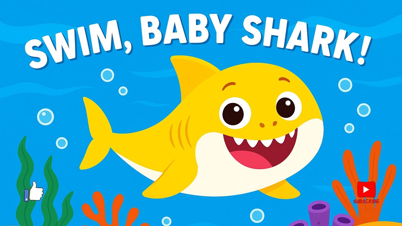 Swim, Baby Shark! 🦈 | Fun & Catchy English Song for Kids #babyshark # ...