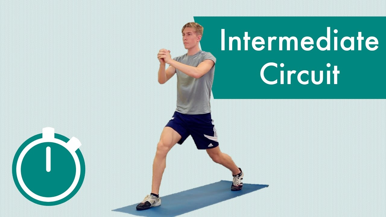 No Equipment Full Body Workout | Intermediate - YouTube