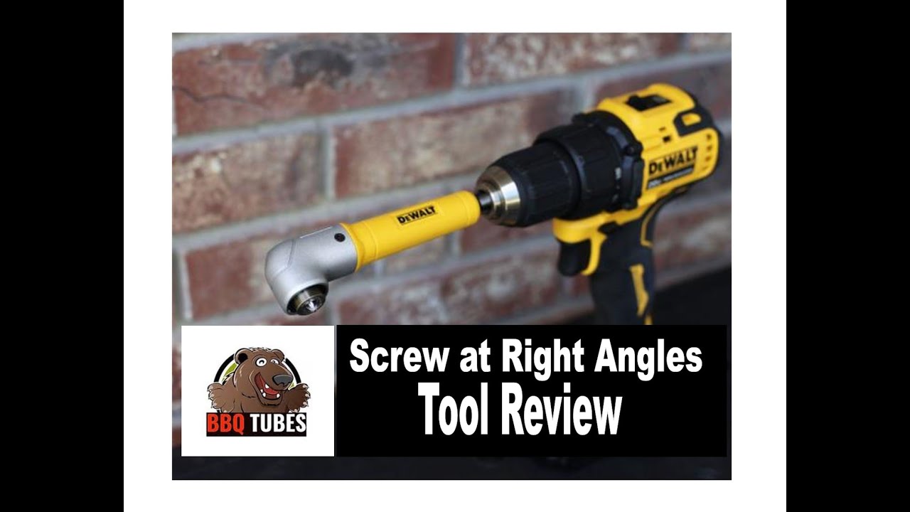 dewalt right angle screw tool review - YouTube