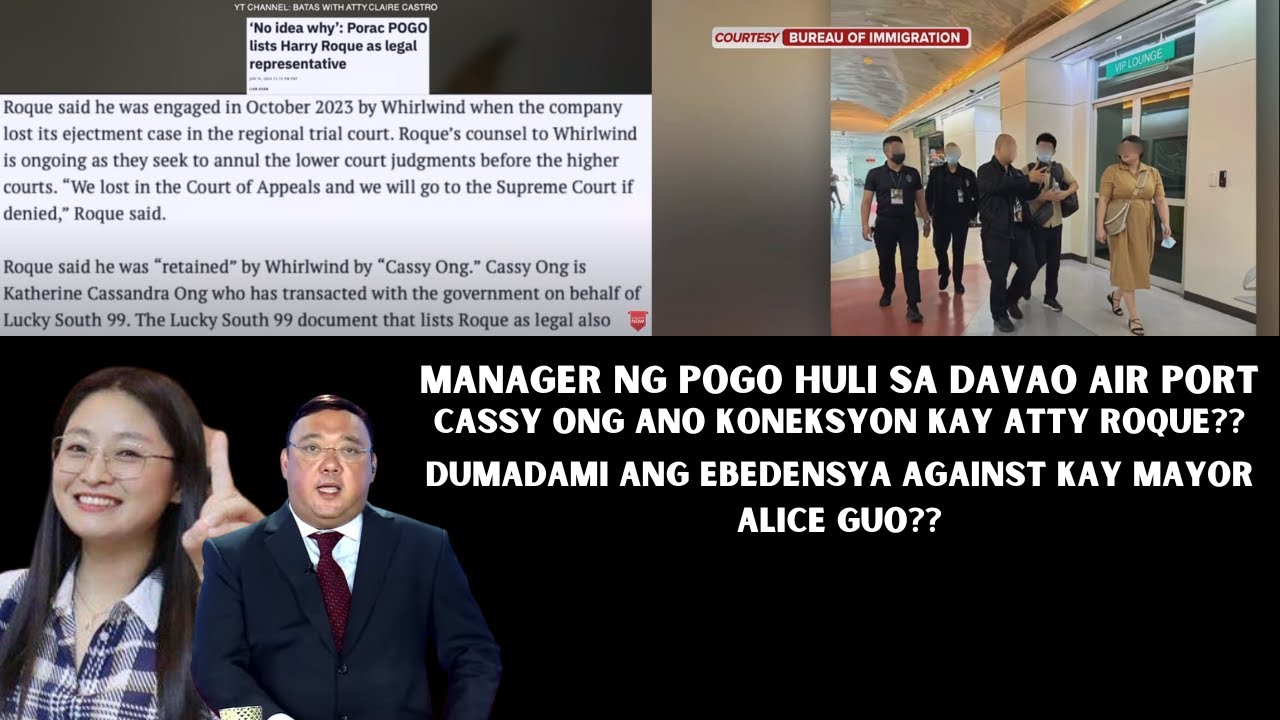 POGO MANAGER NAHULI SA DAVAO? BAKIT SA DAVAO NA NAMAN?? MAYOR GUO KMUSTA NA? SABIT NA NAMAN ...