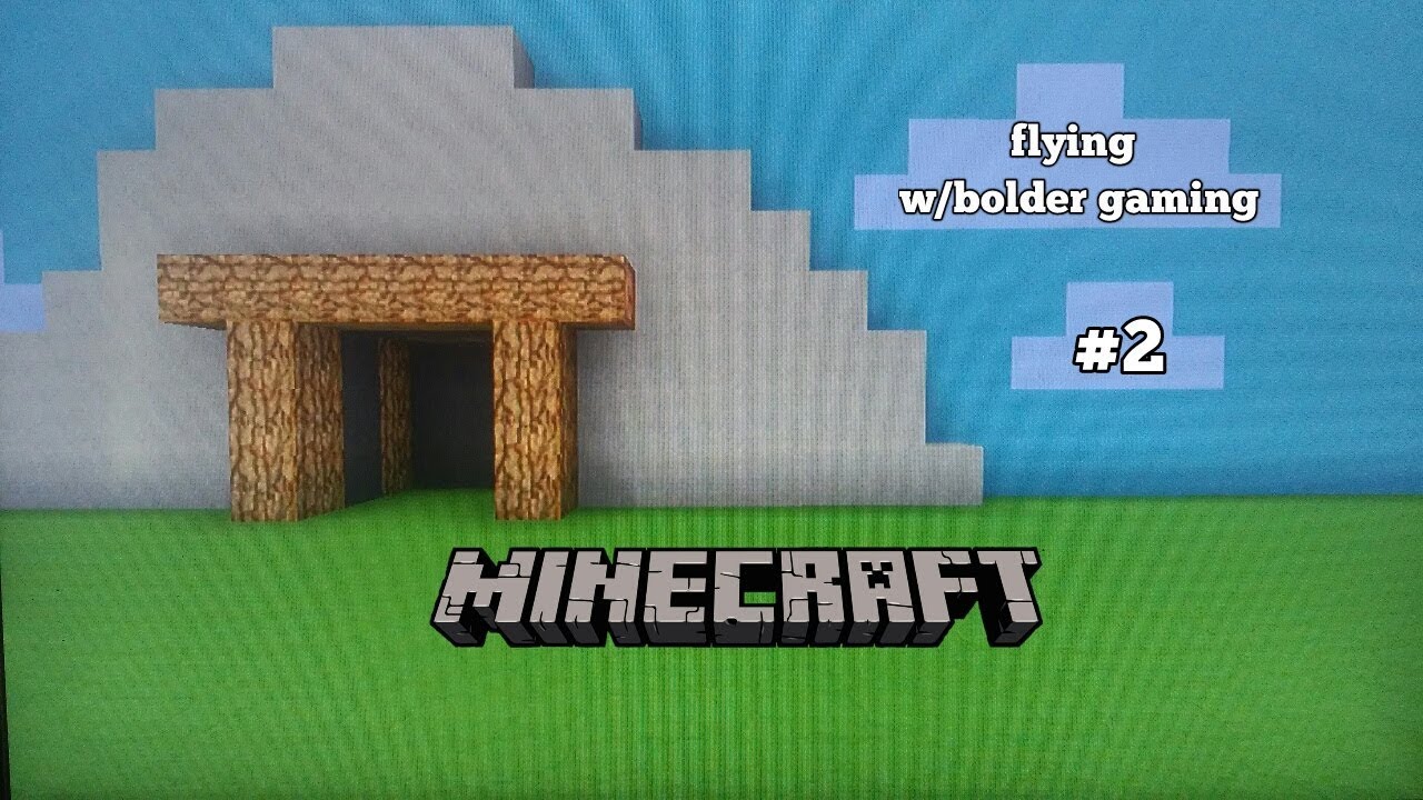 Minecraft | gliding #2 | w/bolder gaming - YouTube