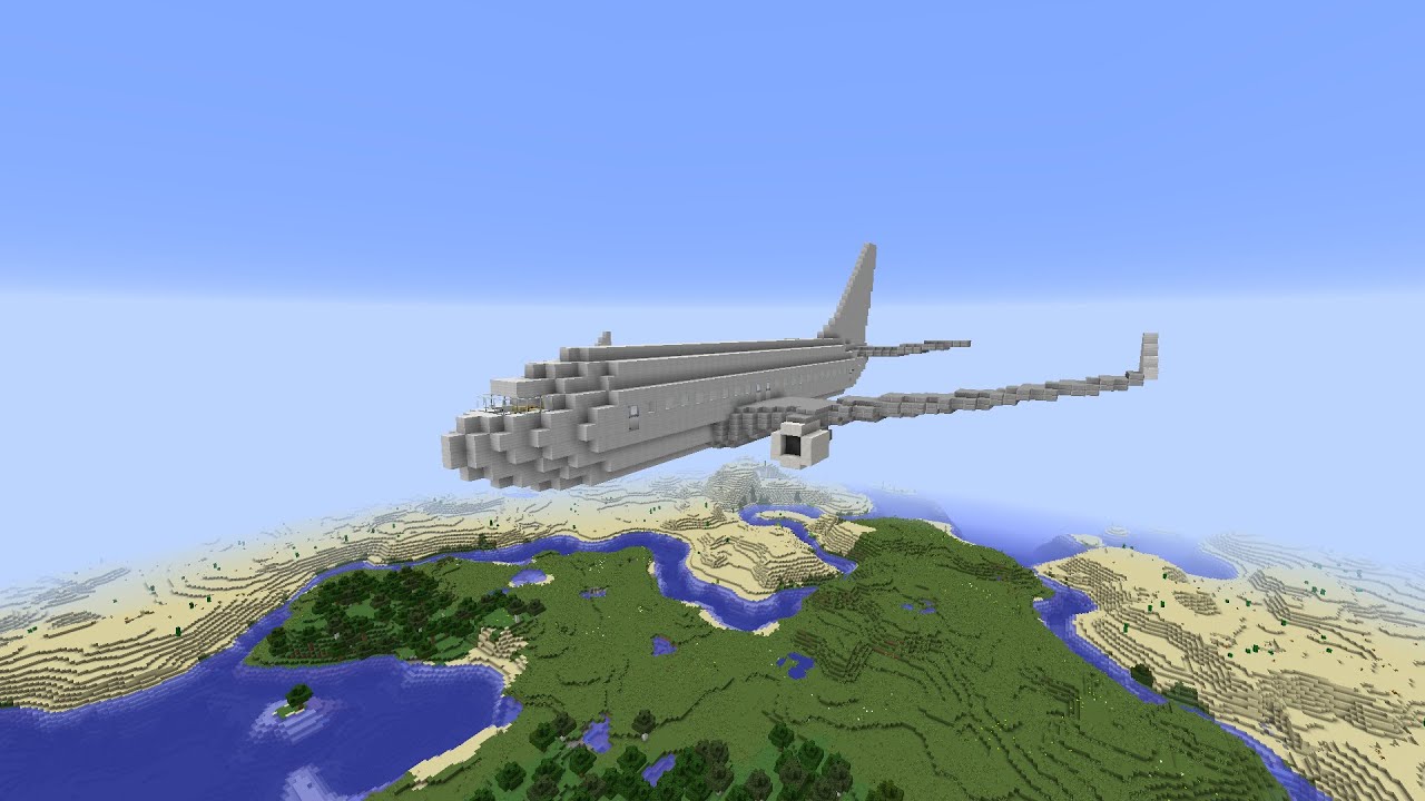 Minecraft Boeing 737-800 - YouTube