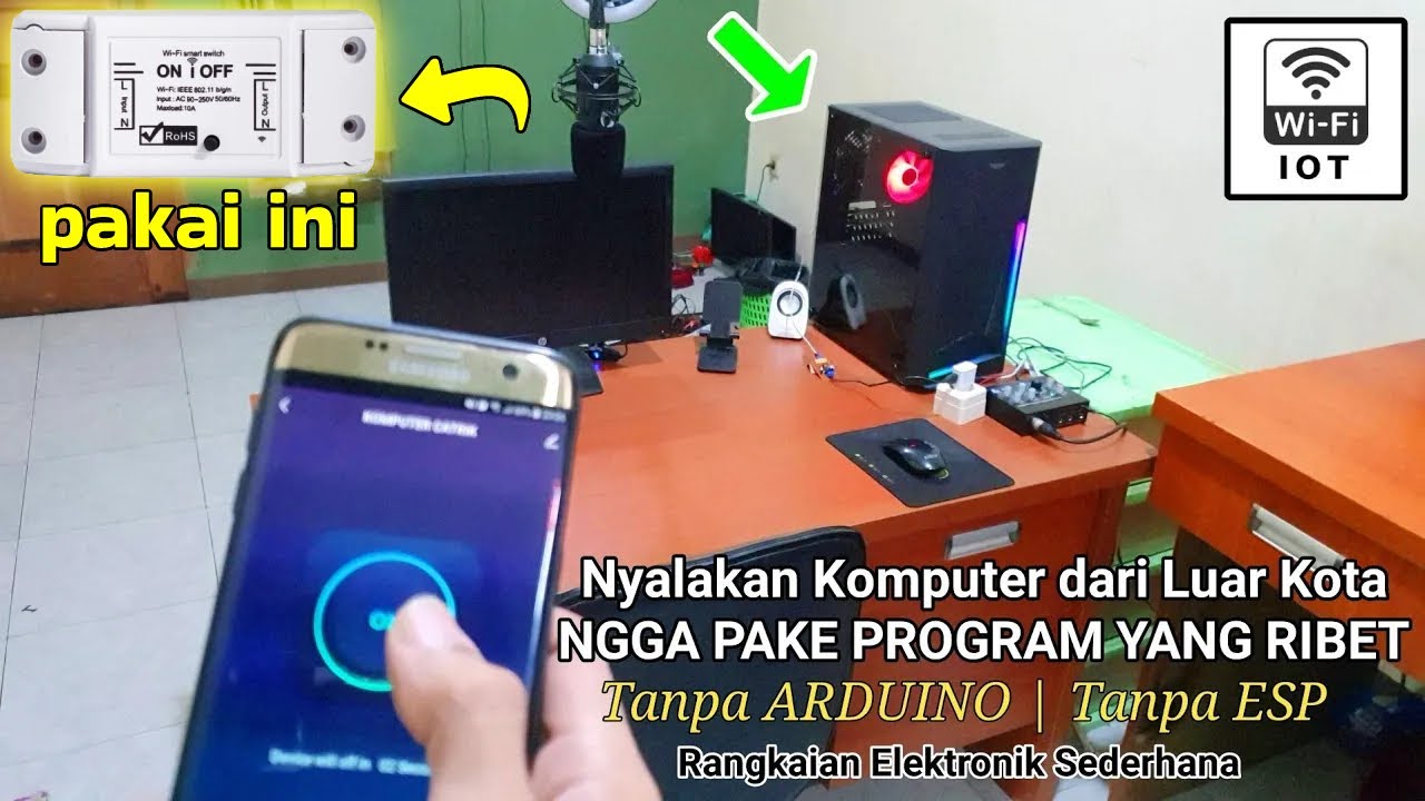 Cara Menghidupkan PC Komputer JARAK JAUH Tanpa Setting BIOS - YouTube