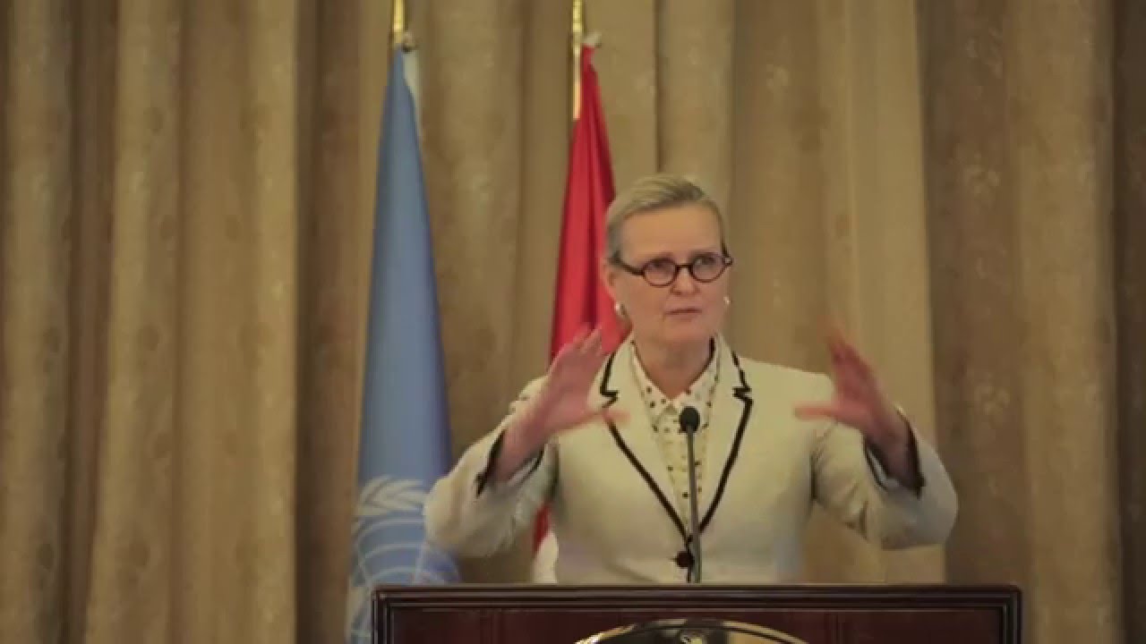 Ms. Lise Grande on the Humanitarian Response Plan for Iraq (2016) - YouTube