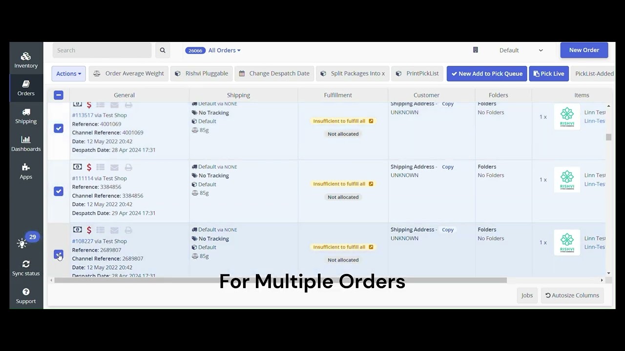 Change Despatch Date On Screen Automation for Linnworks Open Orders By ...