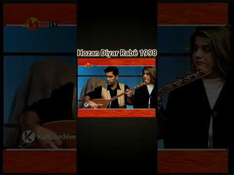 Hozan Diyar Rabê 1998 Med tv Jı bo arşiva med muzik Gulistan  perver konseri
