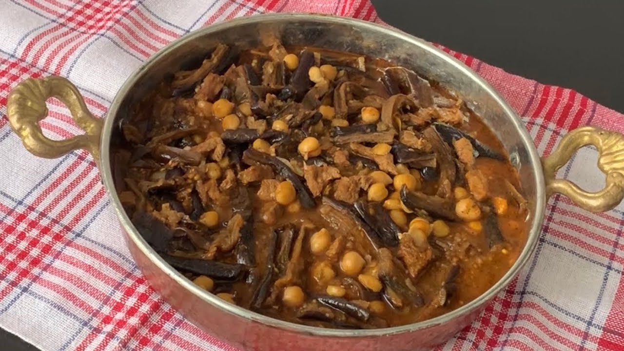 KURU PATLICAN VARSA BU YEMEĞİ KAÇIRMA 😋müthiş lezzetiyle kuru patlıcan ...