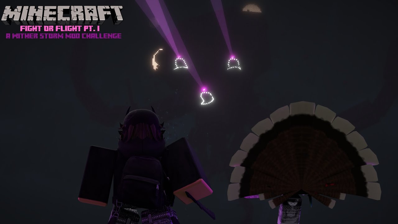 WE FOUGHT THE STORM || Minecraft Fight or Flight Ep 1 - A Wither Storm ...