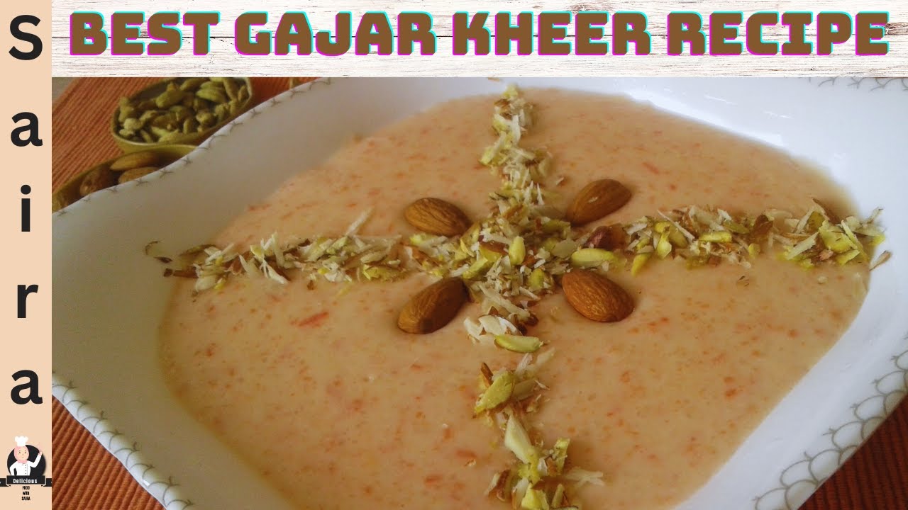 Gajar Kheer Recipe | Shahi Gajar Kheer | Quick and Easy Kheer Recipe ...