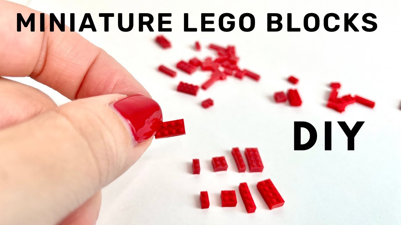DIY Miniature Lego Blocks using Resin and Polymer Clay - Two Methods ...