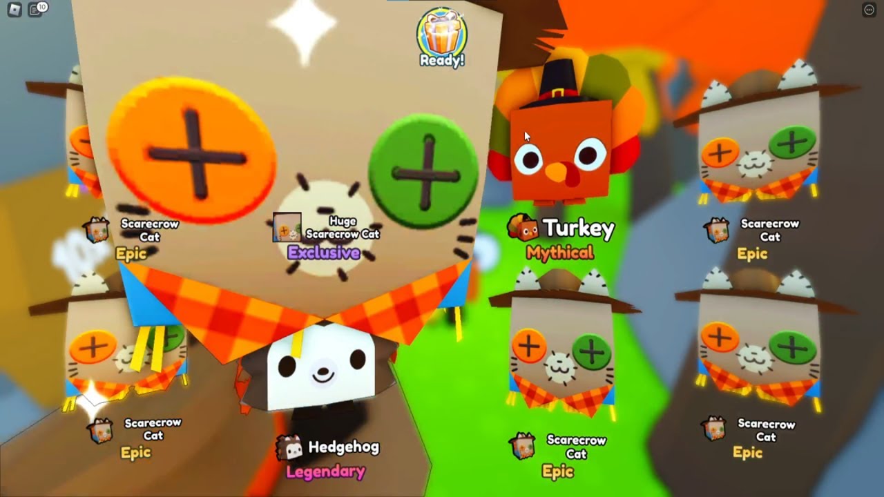 Hatching Huge Scarecrow Cat (Pet Simulator X) - YouTube