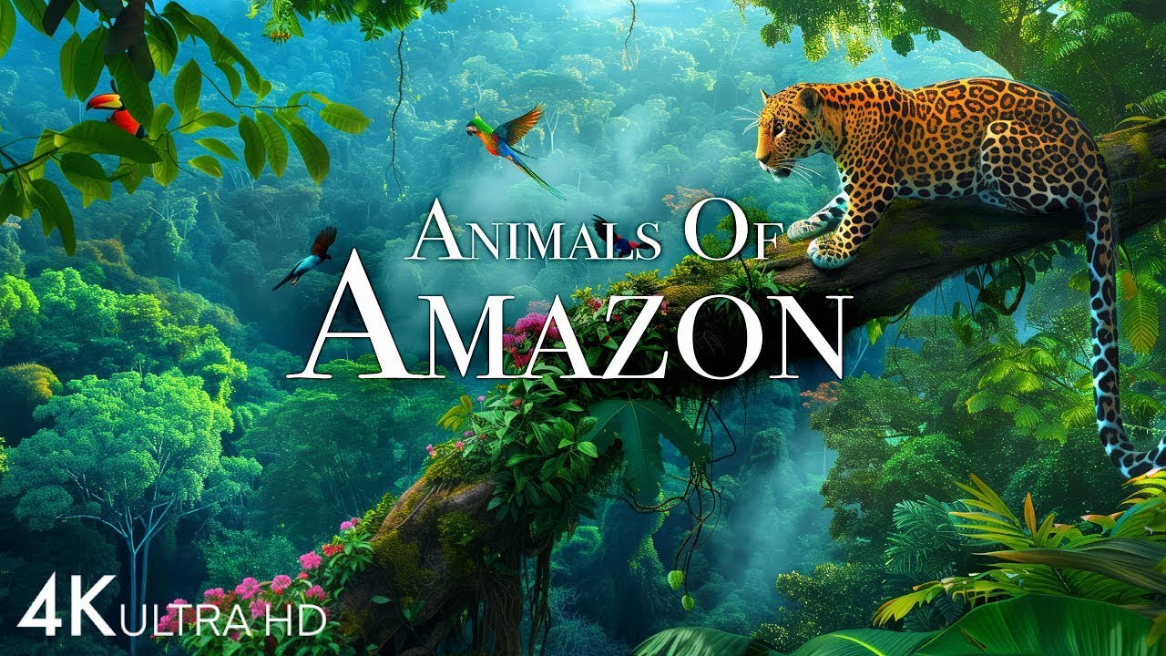 Animals of the Amazon: Jungle Life in 4K | Scenic Relaxation Film ...
