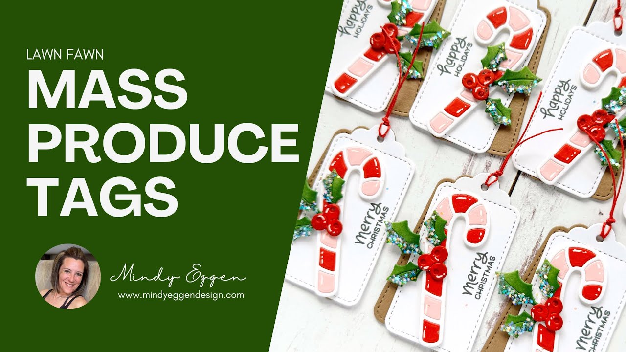 Make CHRISTMAS TAGS In Bulk Fast & Easy! - YouTube