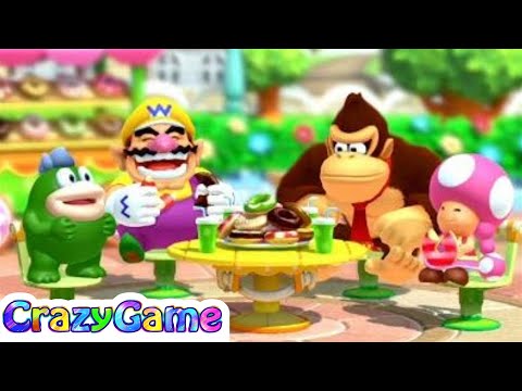 Mario Party 10 Mario Party - Chaos Castle - Spike vs Wario vs Donkey Kong vs Toadette (4 Player)