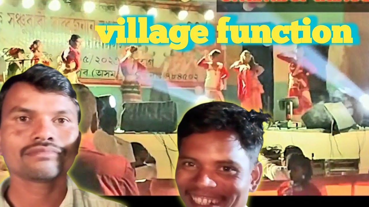 Assam tezpur borshon local village function||village program ...