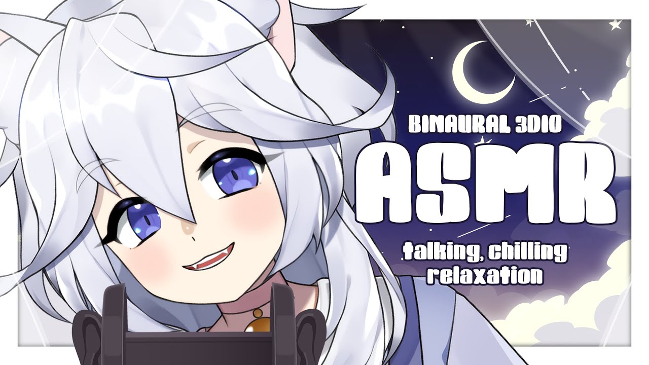 [🛑 Binaural / 3Dio ASMR] Relaxing with your little cat friend - Mofu ...