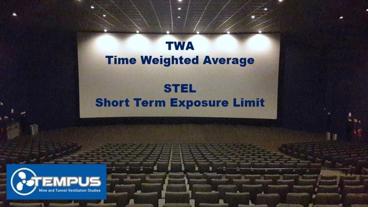 TWA Time Weighted Average and STEL Short Term Exposure Limits ...