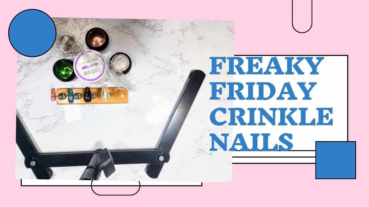 Freaky Friday: Crinkle Nail Art - YouTube