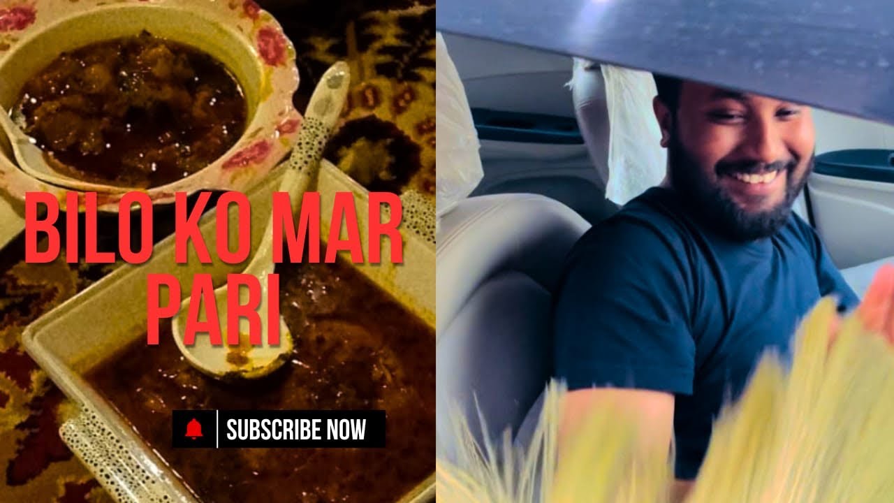 Bilo ne road pe wait krwia 😏😎bilo ko pari mar 😅 aftri chcho ki trf se ...