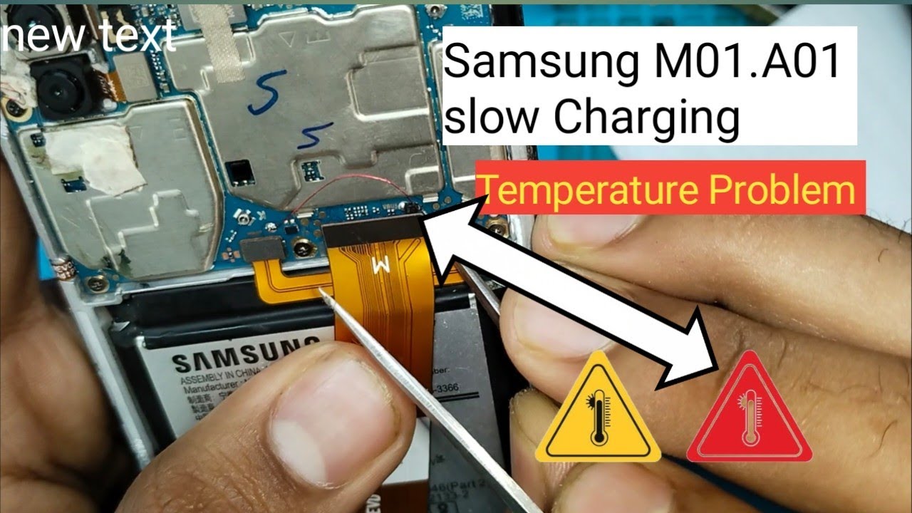 Samsung M01 Slow Charging Problem | Temperature Problem | Full Video ...