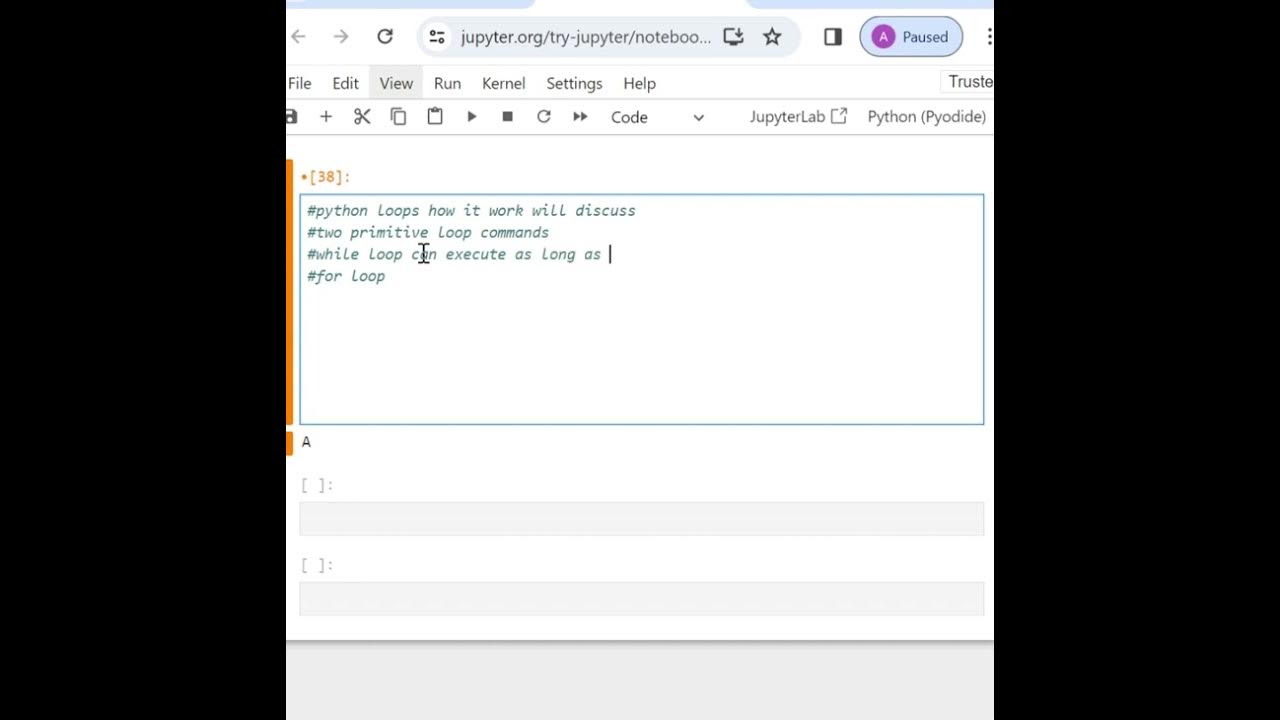 Introduction to Loops in Python#37 - YouTube