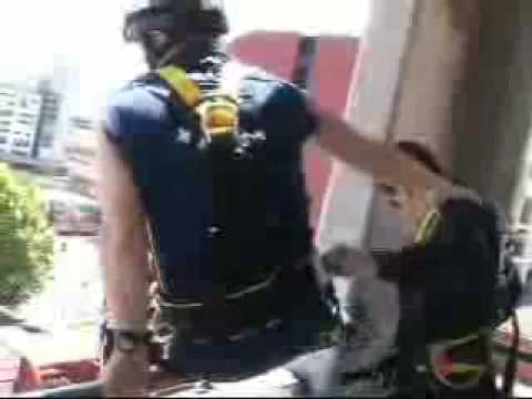 Roy Maloy World Record - Tallest Stilts EVER Walked On!! - YouTube