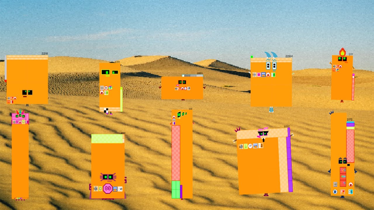 Numberblocks Band Retro 71 to 80 But x29 - YouTube