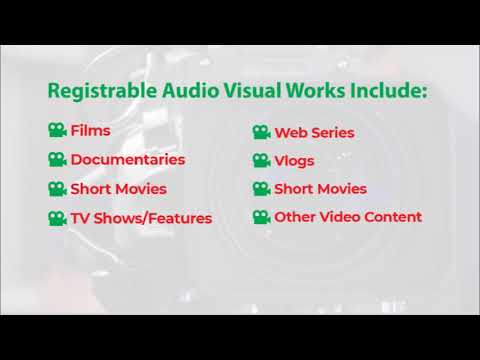 Copyright Registration of Audio Visual Works - YouTube