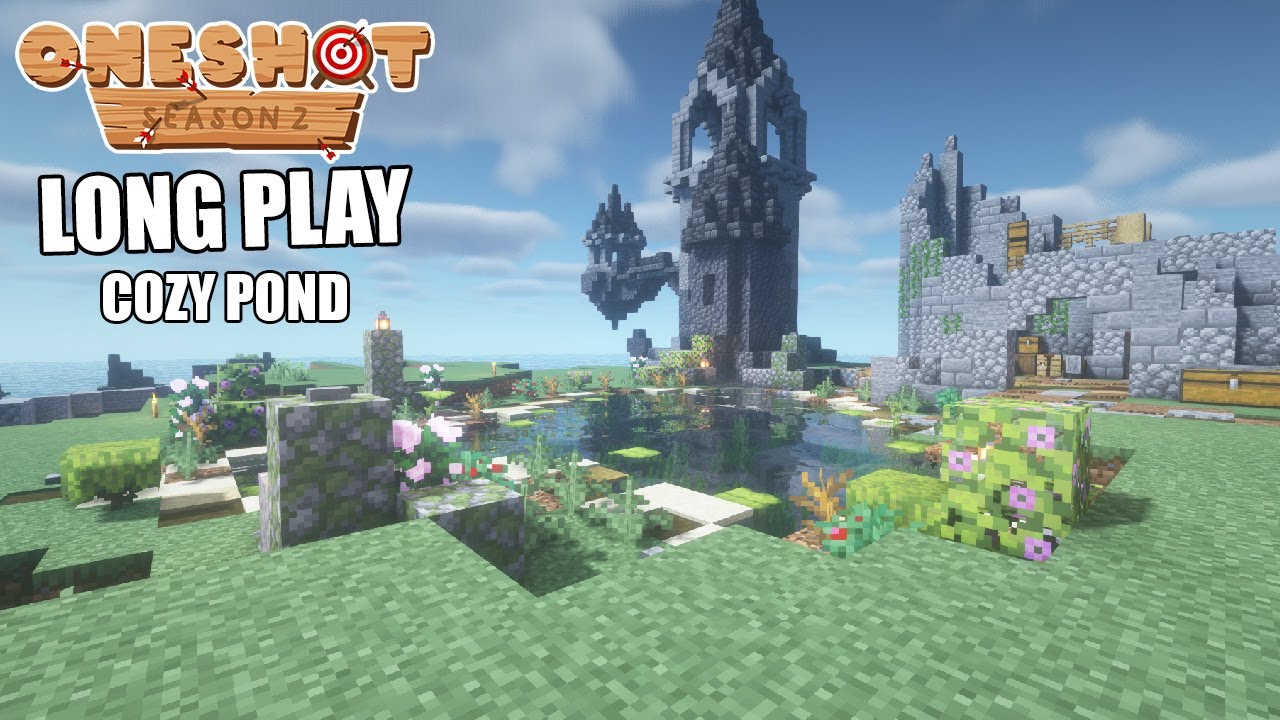 Minecraft Longplay | Cozy Pond Build (No Commentary) 1.18 OneShot SMP ...