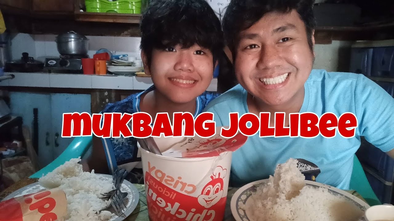 MUKBANG JOLLIBEE CHICKENJOY CRISPYLICIOUS - YouTube