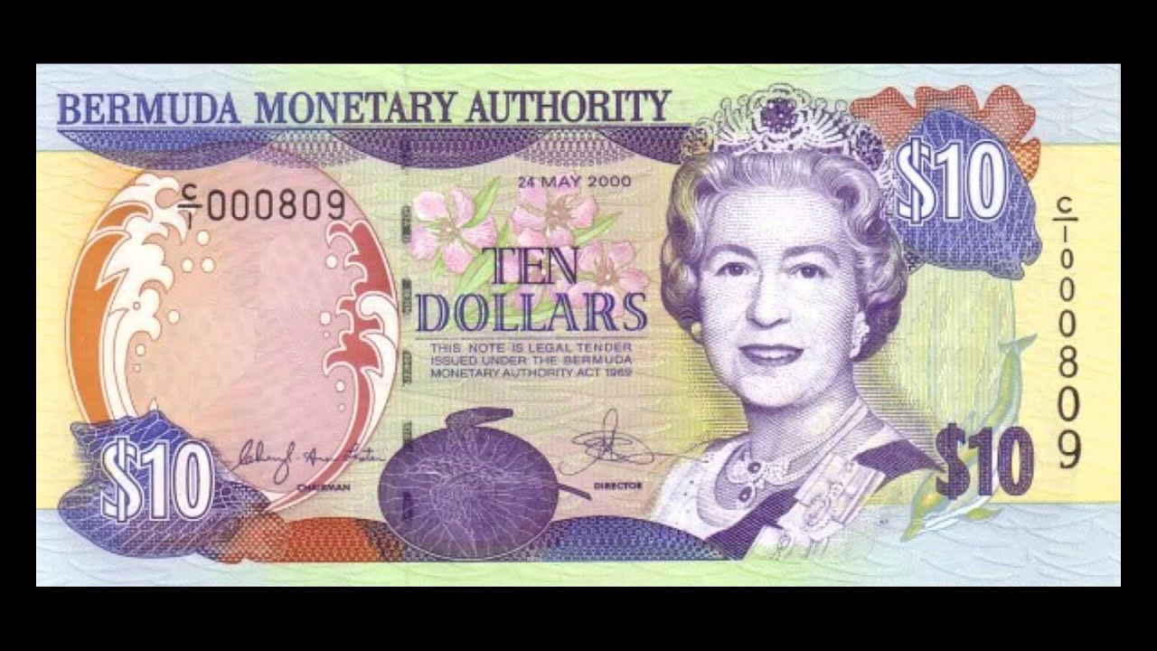 All Bermudian Dollar Banknotes - 2000 to 2007 Issues - YouTube
