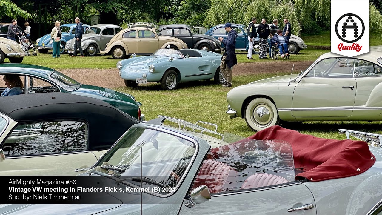 Vintage VW meeting in Flanders Fields 2024 - YouTube