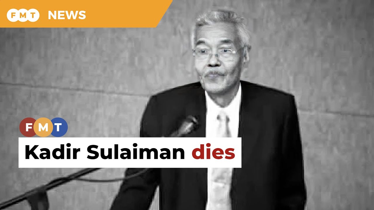 Ex-Federal Court judge Kadir Sulaiman, dubbed ‘musketeer’, dies - YouTube